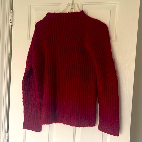 Jones New York | Sweaters | Lovely Deep Red High Neck Sweater By Jones ...
